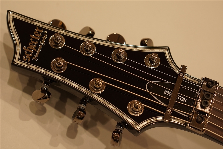SCHECTER AD-C-7-FR-HR [HELLRAISER] - Gross Black | Blue Guitars Online ...