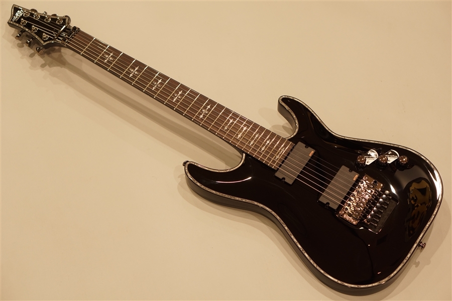 SCHECTER AD-C-7-FR-HR [HELLRAISER] - Gross Black | Blue Guitars Online ...