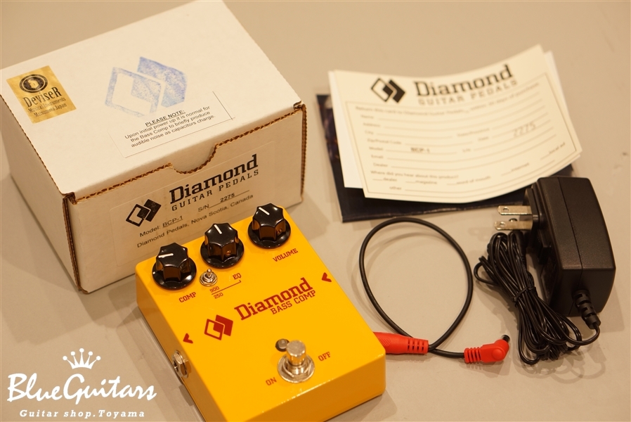 DIAMOND Guitar Pedals BCP-1 - BASS COMP | Blue Guitars Online Store