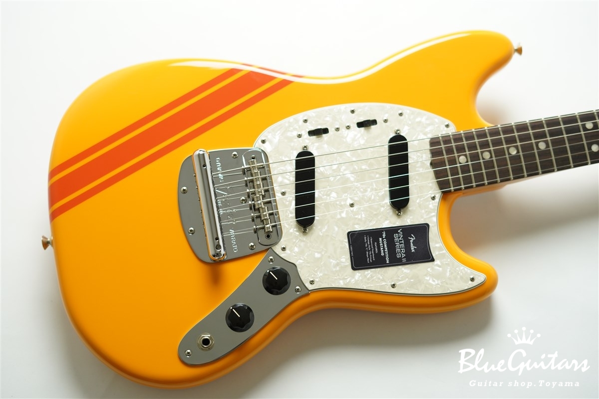 Fender Vintera II 70s Competition Mustang - Competition Orange | Blue ...