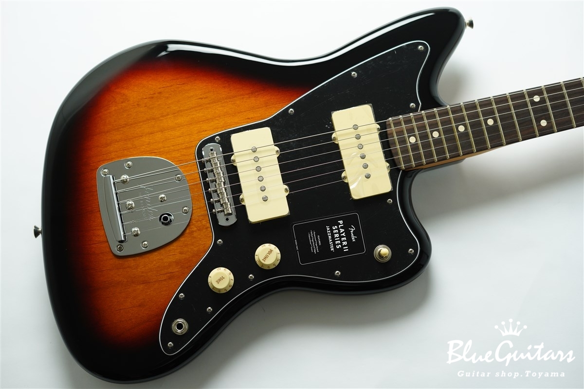 Fender Player II Jazzmaster - 3 Color Sunburst | Blue Guitars Online Store