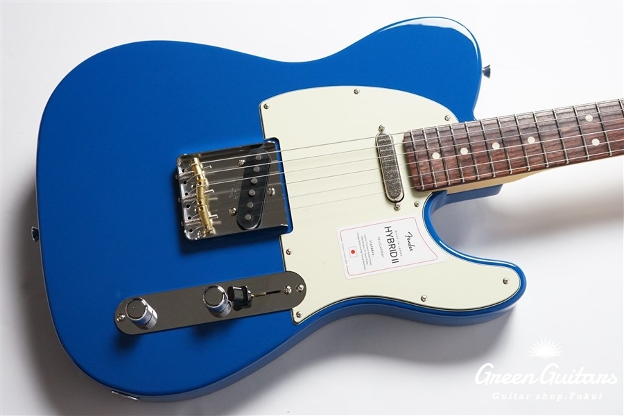 Fender Made in Japan Hybrid II Telecaster - Forest Blue | Green Guitars ...