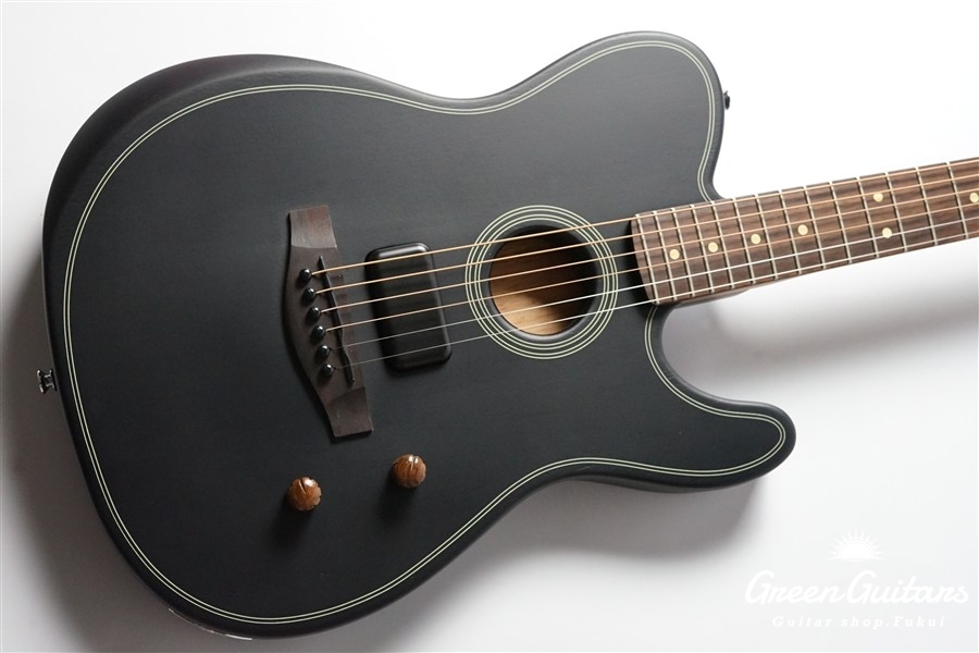 Fender Acoustasonic Standard Telecaster - Black | Green Guitars Online ...