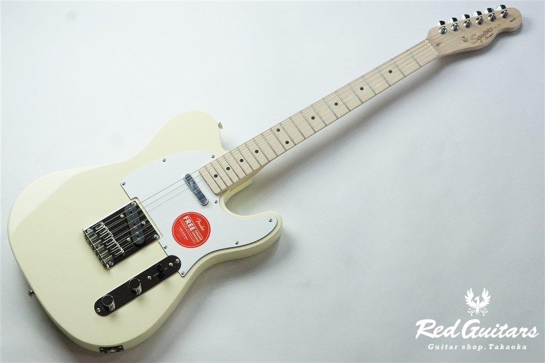 Squier by Fender AFFINITY SERIES TELECASTER - Arctic White | Red ...