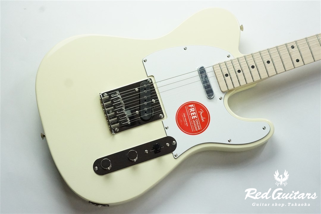 Squier by Fender AFFINITY SERIES TELECASTER - Arctic White | Red ...