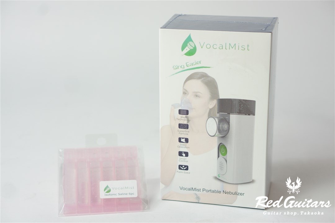 Vocal Mist Portable Nebulizer (+ Isotonic Saline / 6pc) | Red Guitars ...