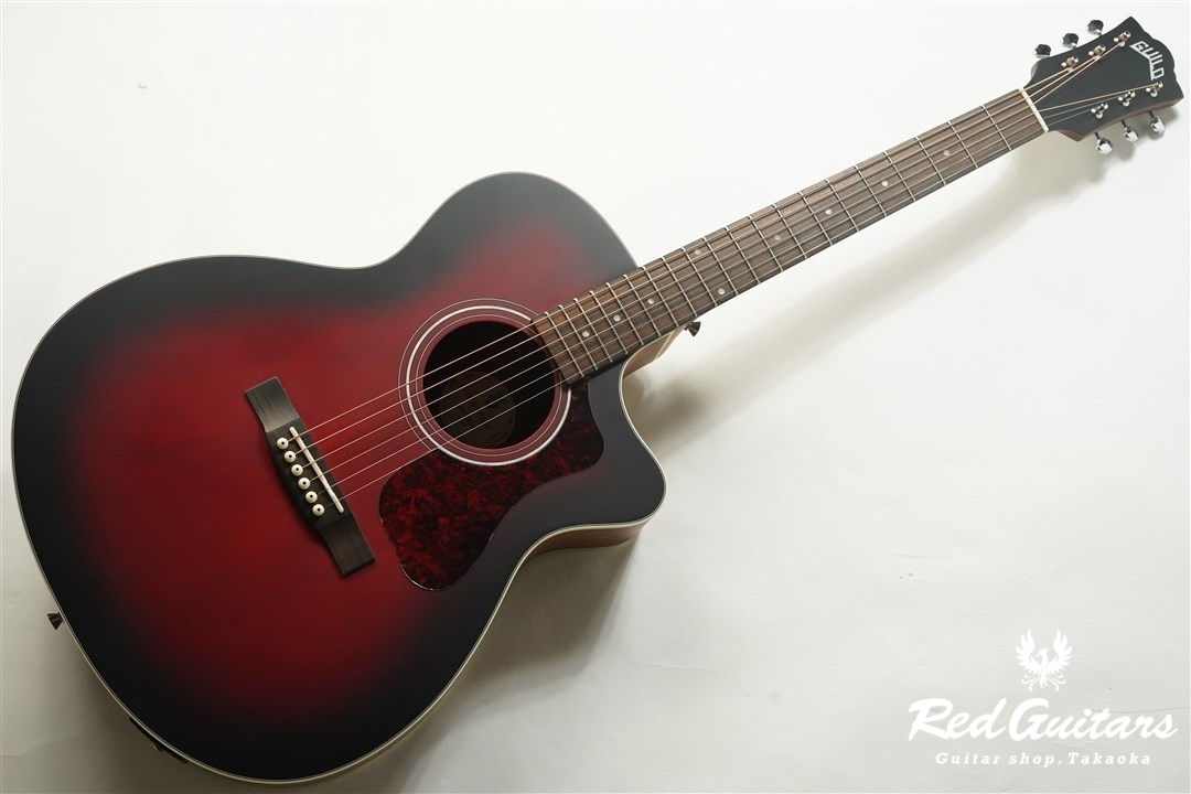 GUILD OM-240CE - Oxblood Burst | Red Guitars Online Store