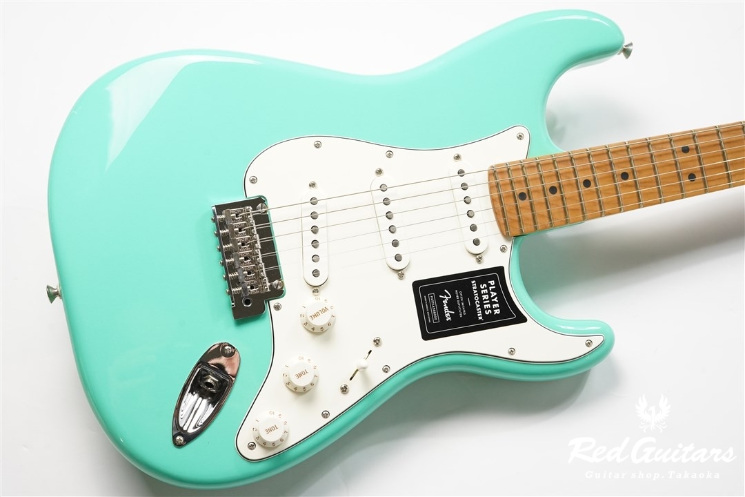 Fender LIMITED EDITION PLAYER STRATOCASTER ROASTED MAPLE NECK | Red ...