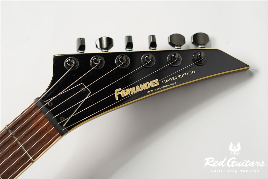FERNANDES TEJ-75 - Black | Red Guitars Online Store