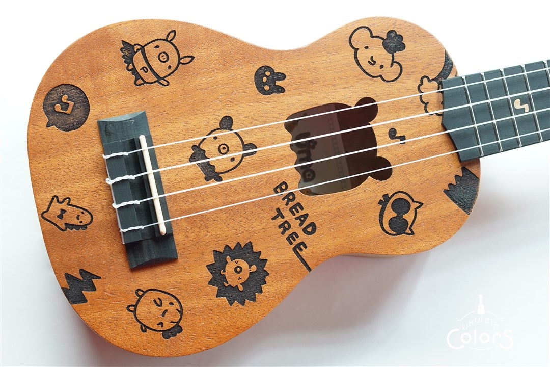 Uma ukulele BREAD TREE S | ウクレレカラーズ Online Store