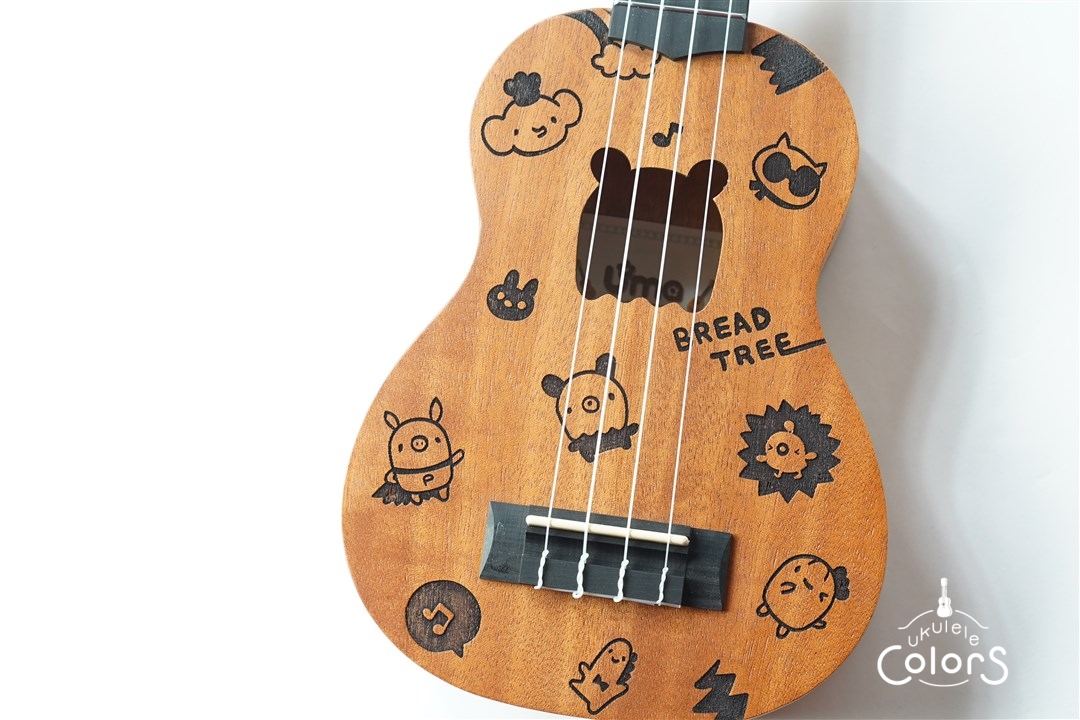 Uma ukulele BREAD TREE S | ウクレレカラーズ Online Store