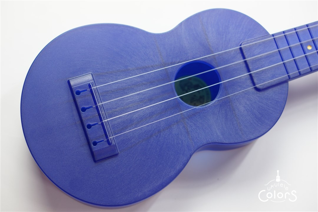 OUTDOOR UKULELE Soprano-Blue Gold | ウクレレカラーズ Online Store