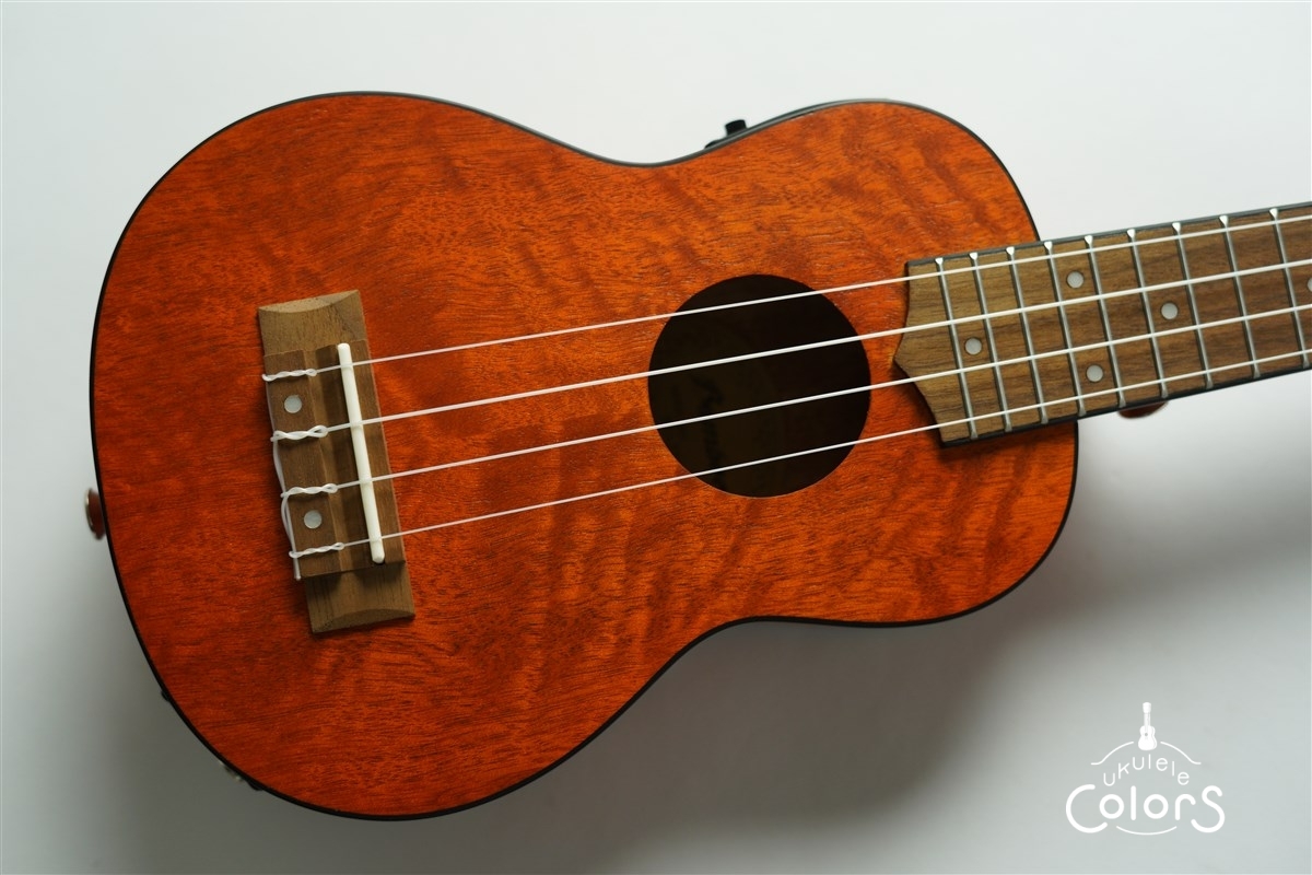 Bamboo Exotic Mahogany Soprano Ukulele w/EQ | ウクレレカラーズ Online Store