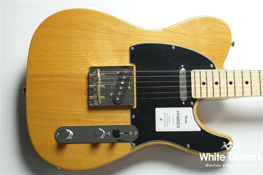 Fender Made in Japan Hybrid II Telecaster - Vintage Natural | White ...