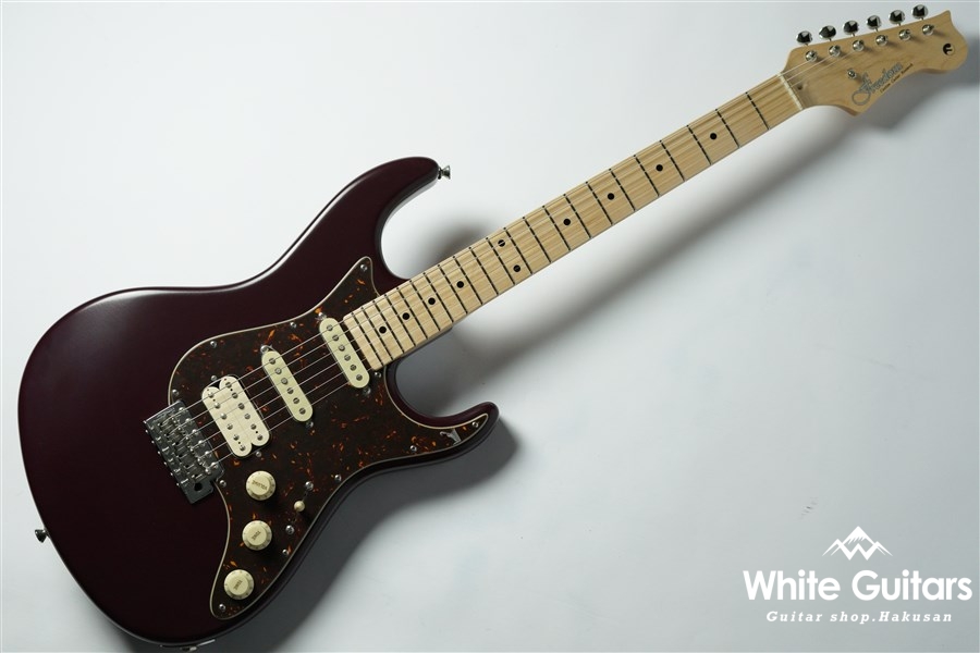 FREEDOM CUSTOM GUITAR RESEARCH EZa SSH - Wine | White Guitars Online Store