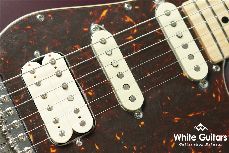 FREEDOM CUSTOM GUITAR RESEARCH EZa SSH - Wine | White Guitars Online Store