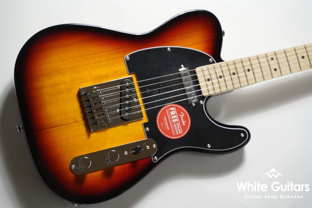 Squier by Fender Affinity Telecaster - 3 Tone Sunburst | White Guitars ...