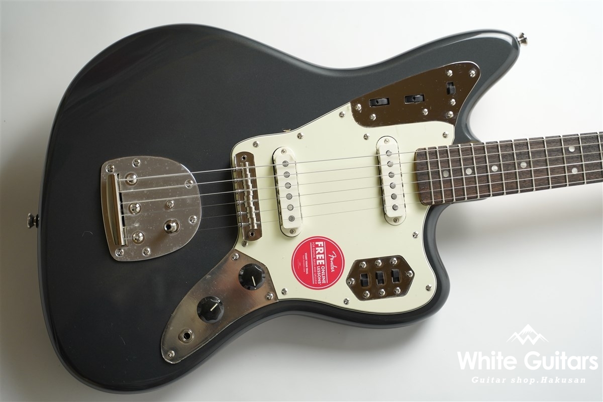 Squier by Fender Classic Vibe ‘60s Jagaur - Charcoal Frost Metallic ...