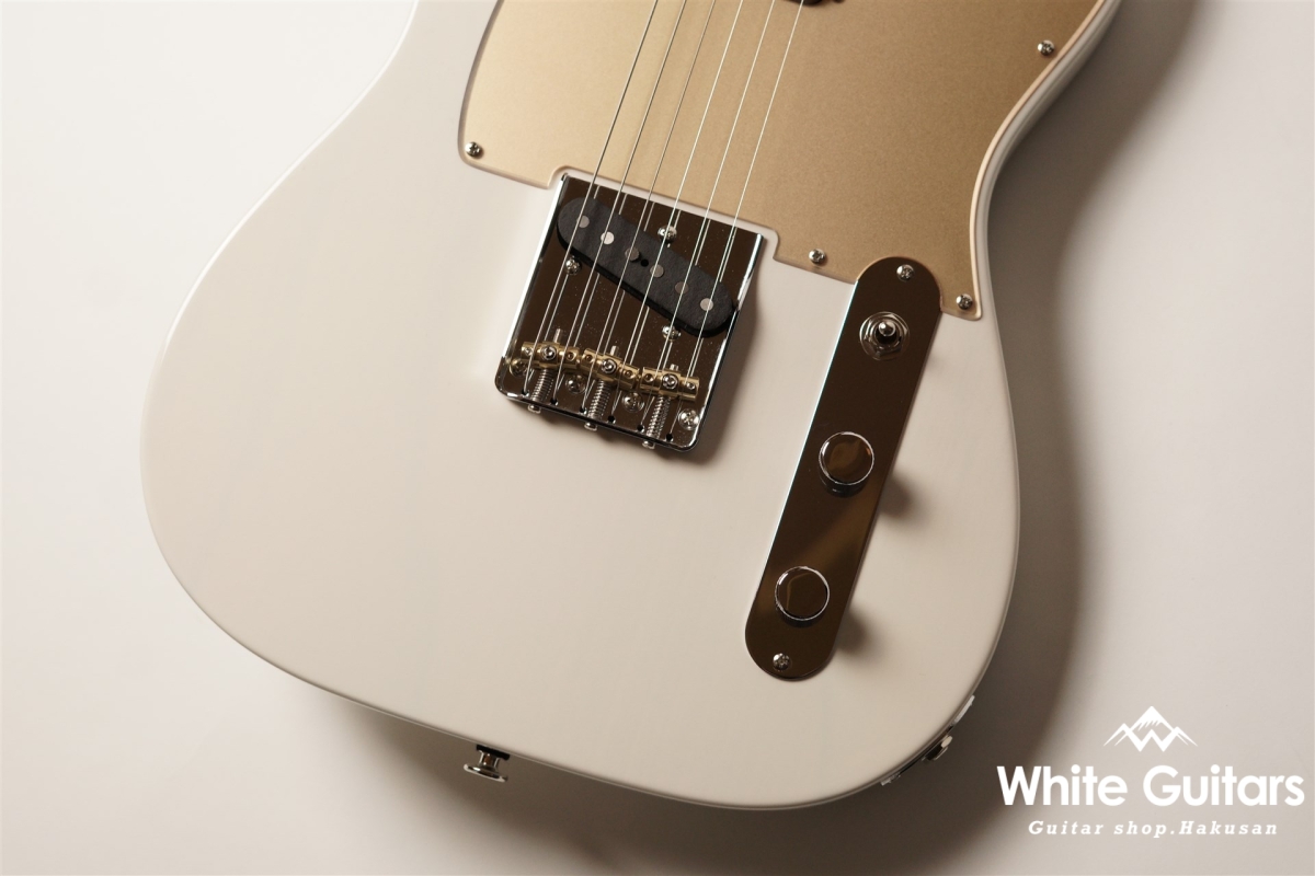 MOMOSE MT2-STD/R - White Blonde / Gold Acryl Pick Guard | White Guitars Online Store