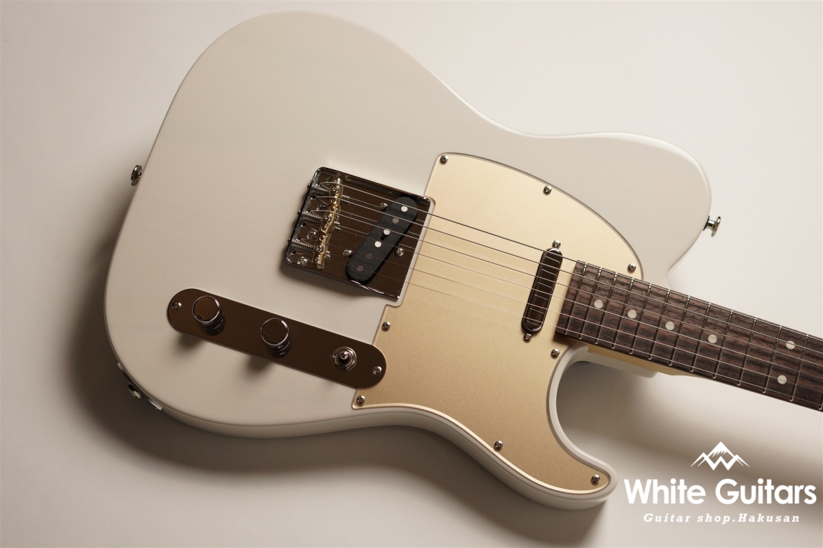 MOMOSE MT2-STD/R - White Blonde / Gold Acryl Pick Guard | White Guitars Online Store
