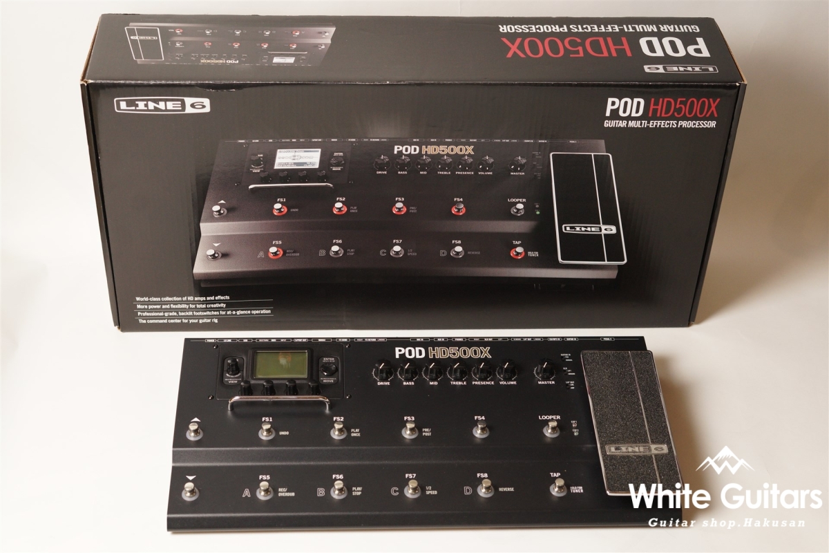 LINE 6 POD HD 500 X | White Guitars Online Store