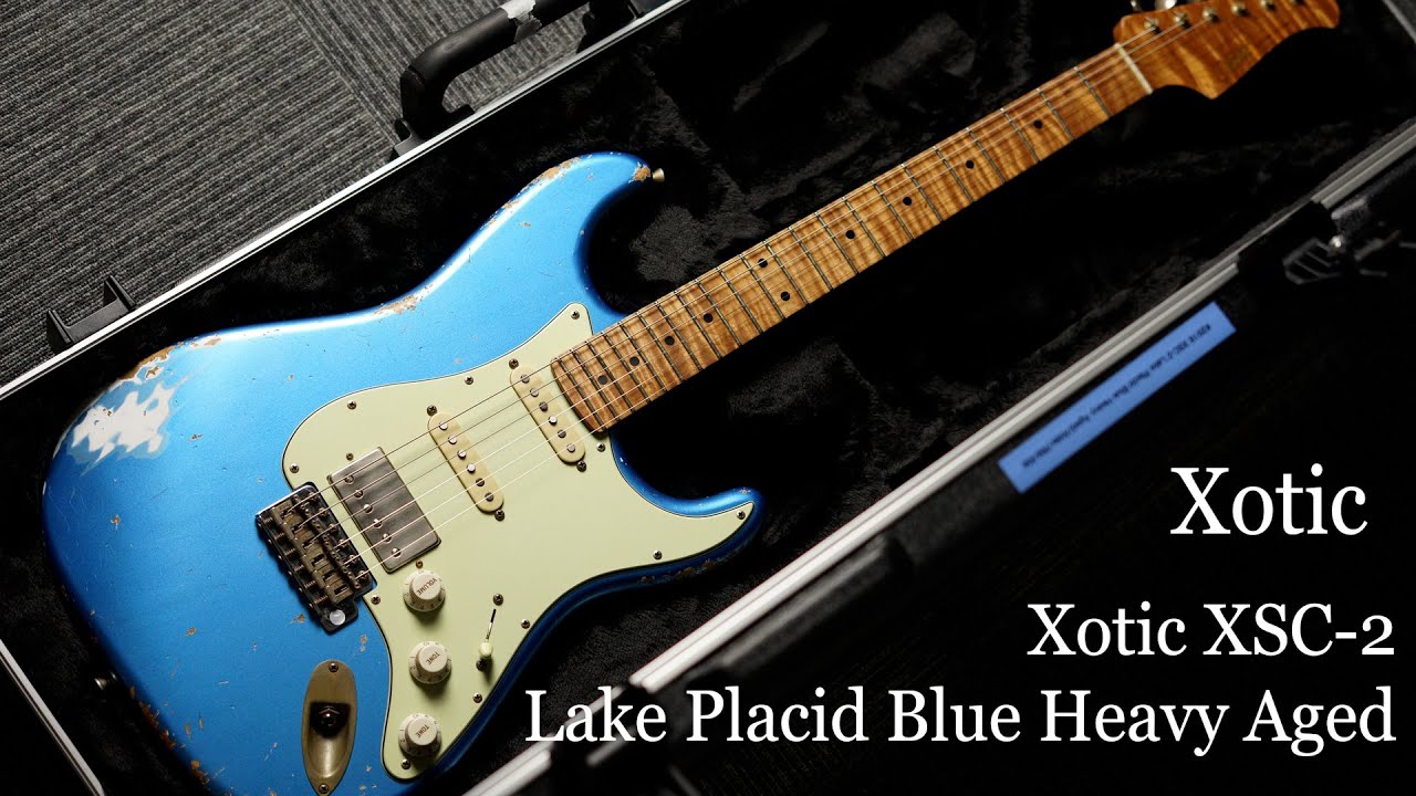 Xotic Xotic XSC-2 / Lake Placid Blue Heavy Aged | White Guitars Online ...